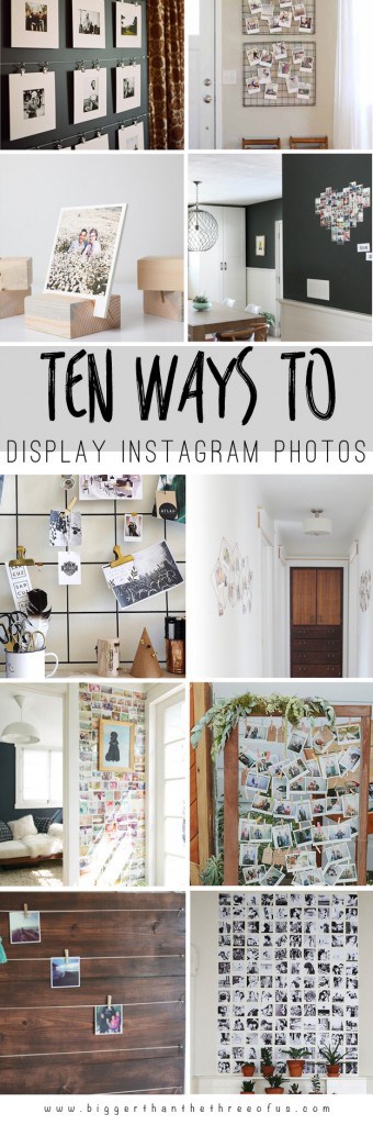 10 Ways to Display Instagram Pictures