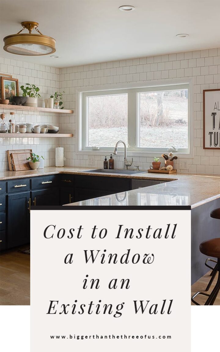 Enlarging a Window in an Existing Wall (widen window) Cost and Details