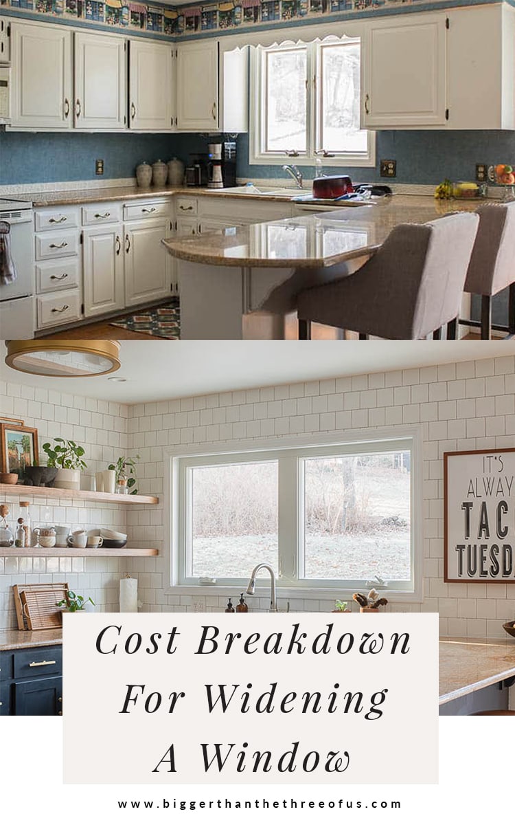 Enlarging a Window in an Existing Wall (widen window) Cost and Details