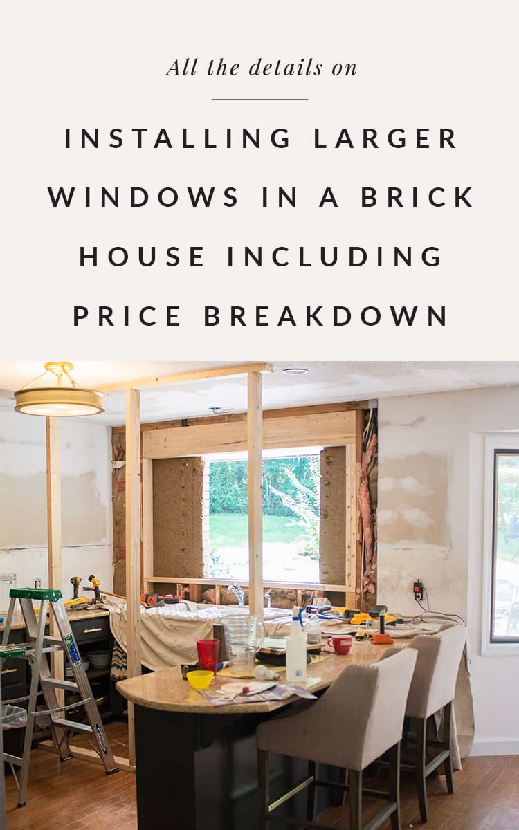 Enlarging a Window in an Existing Wall (widen window) Cost and Details