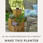 DIY Table Planter - Bigger Than the Three of Us