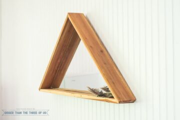 DIY Triangle Mirror