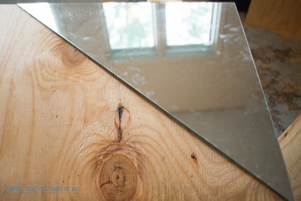 DIY Triangle Mirror
