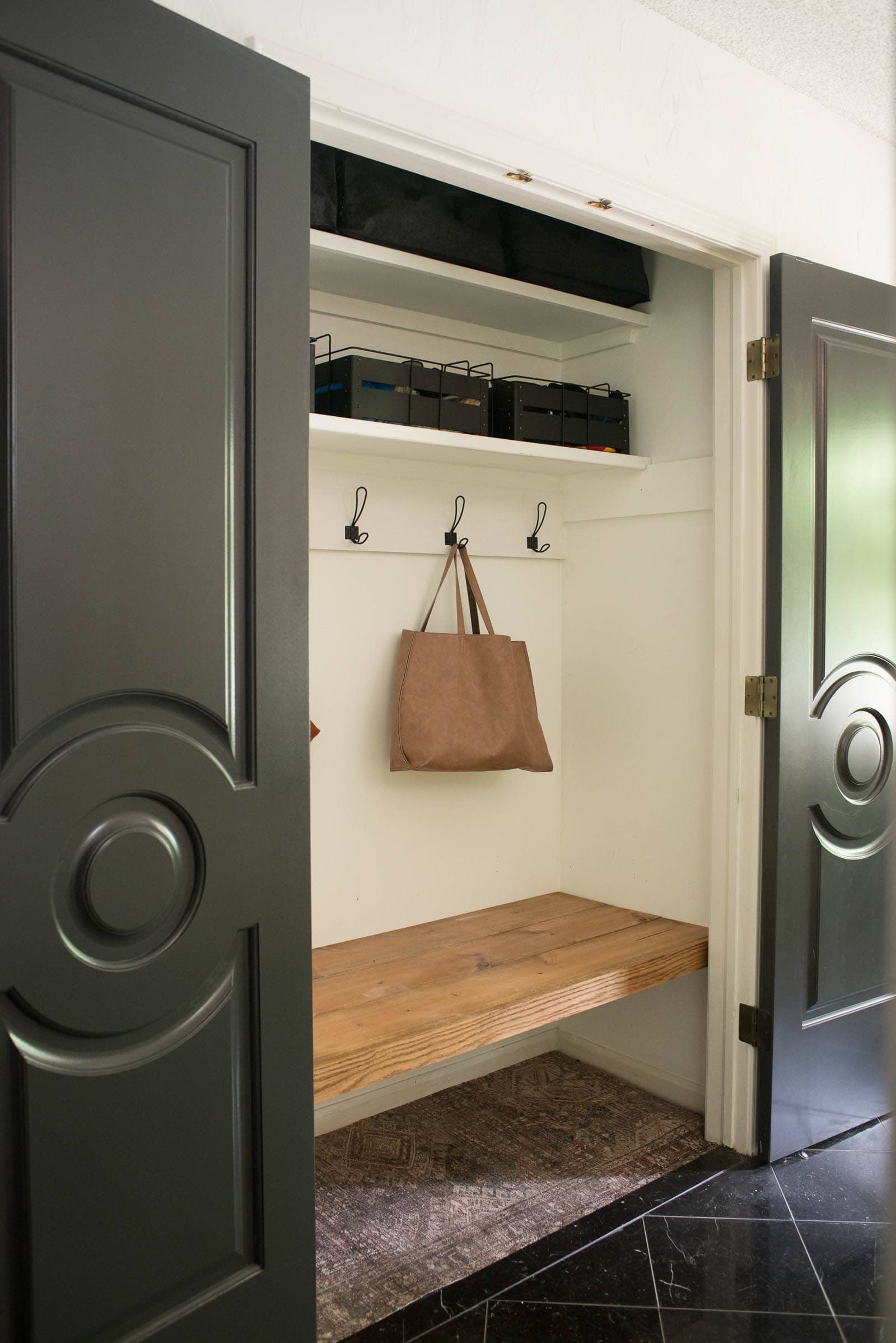 Entryway Coat Closet Makeover Closet Makeover Coat Closet Makeover