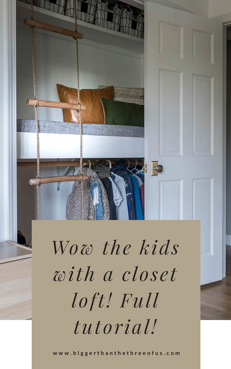 How to Build a Closet Loft