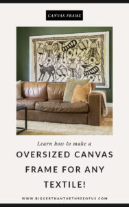 Oversized Canvas Tutorial - Bigger Than the Three of Us