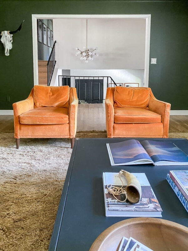 Forest Green Living Room - Bigger Than the Three of Us