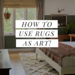 DIY Framed Rug Wall Art - Bigger Than the Three of Us