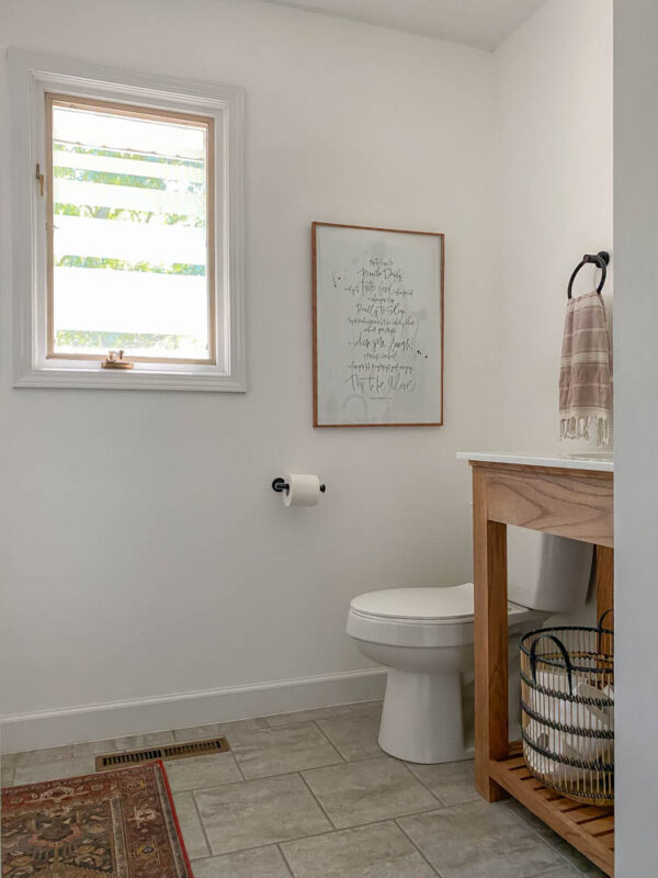 Window Privacy DIY for Bathrooms - Bigger Than the Three of Us
