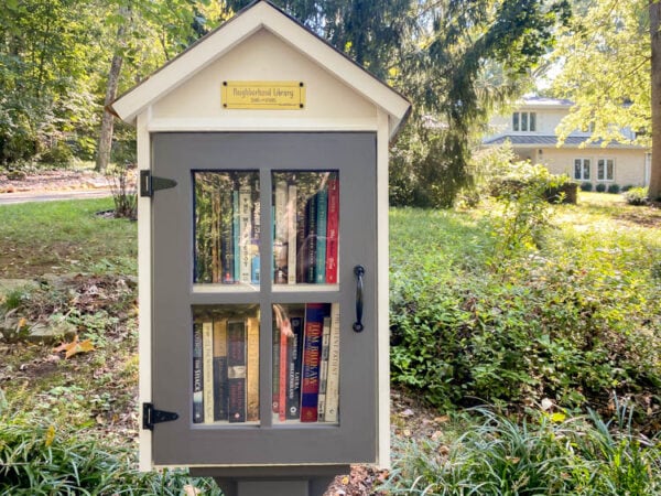 Adding a Little Free Library (Neighborhood Library Box)