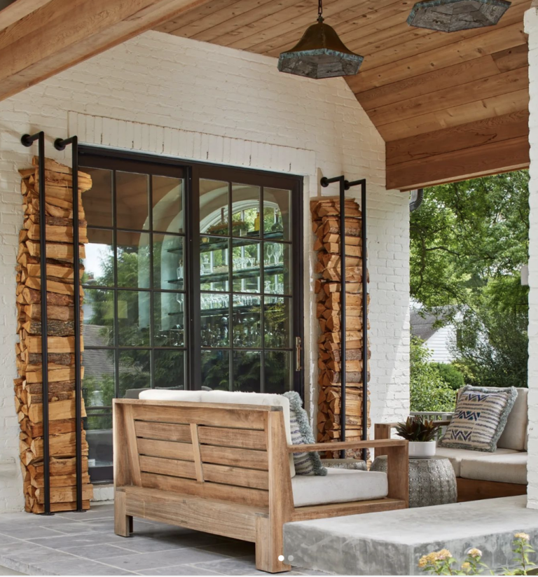 Great Outdoor Firewood Storage Ideas + What's Working for Us