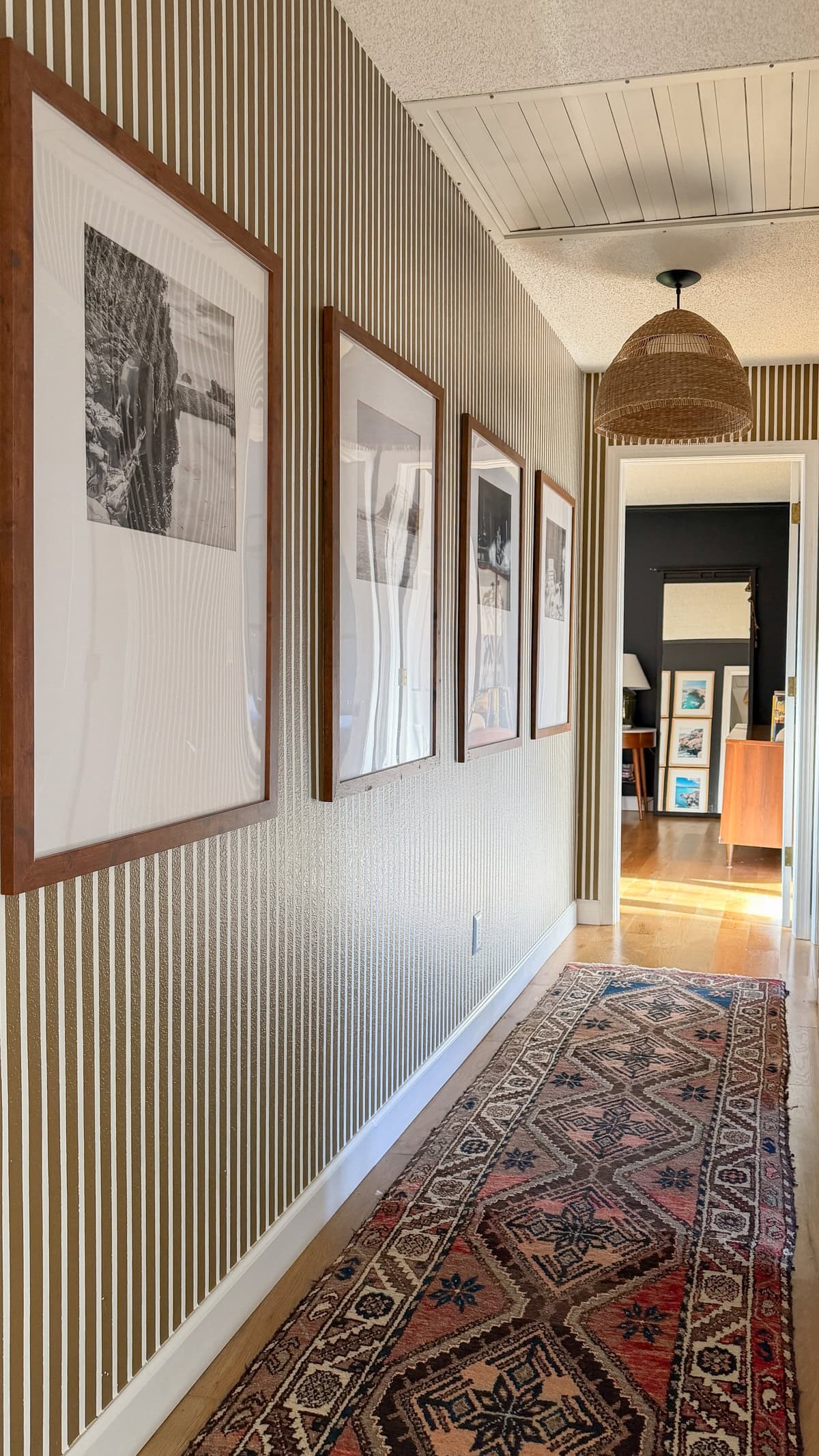 140 Hours Later: Our Epic Hand-painted Stripe Hallway Reveal - Bigger ...